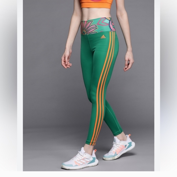 FARM Rio | Pants & Jumpsuits | Nwt Farm Rio X Adidas Farm Tr Tights ...